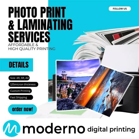Photo Printing With Lamination — Available In A5 And A4 Sizes Shopee