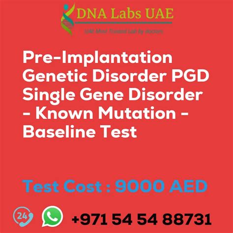 Pre Implantation Genetic Disorder Pgd Single Gene Disorder Known