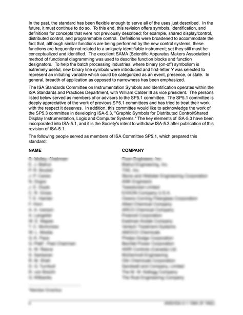 Solution Standard Isa Instrumentation Symbols And Identification Isa