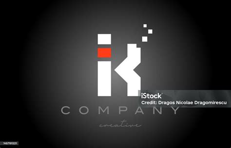 K Dots Alphabet Letter Logo Icon Design Template Design For Business Or