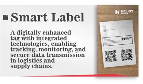 Innovative Smart Label What Is It And How Is It Used Heliot Europe