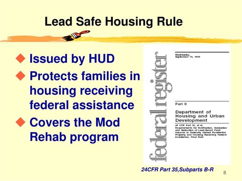 Ppt Implementing The Lead Safe Housing Rule In Powerpoint