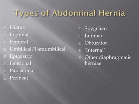 Ppt Abdominal Hernias Powerpoint Presentation Free Download Id 4363920