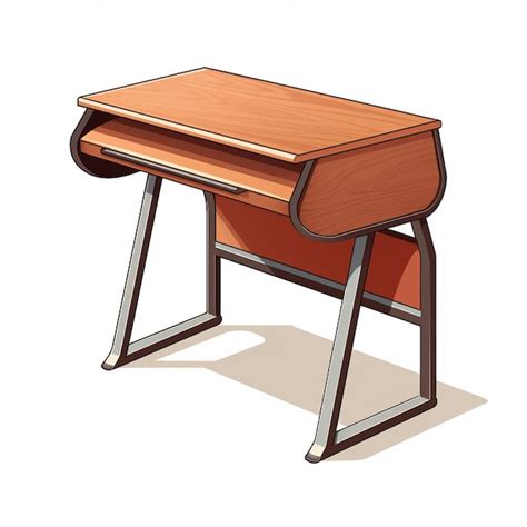 Premium Vector School Writing Desk