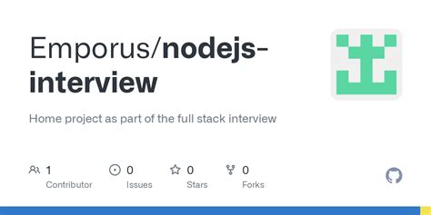 github emporus nodejs interview home project as part of the full