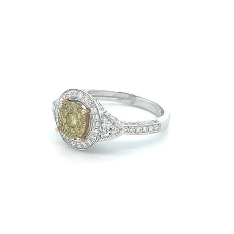 14k Yellow Diamond Ring For Sale At 1stdibs