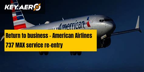Return To Business American Airlines 737 Max Service