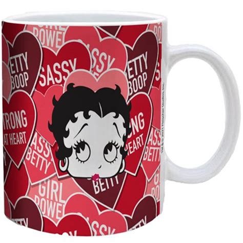 Betty Boop Candy Hearts 11 Oz Mug Entertainment Earth