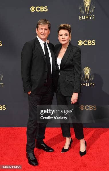 Bill Lawrence And Christa Miller At The 73rd Primetime Emmy Awards
