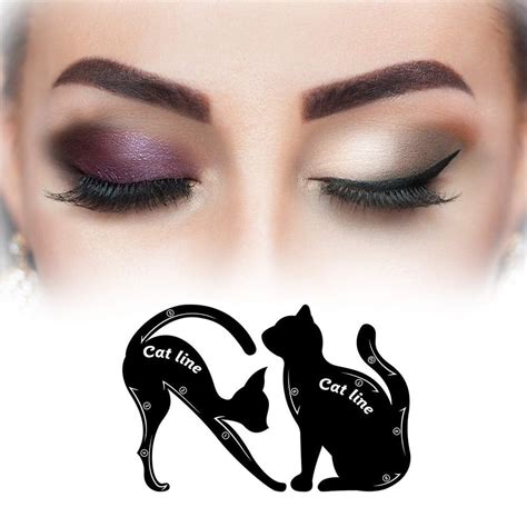 Cat Eye Makeup Printable Stencil Saubhaya Makeup