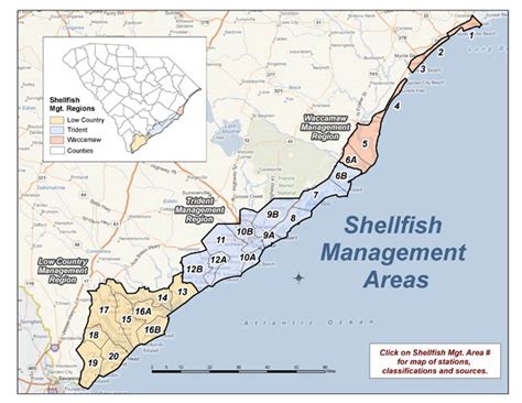 Shellfish Bed Monitoring South Carolina Department Of Environmental