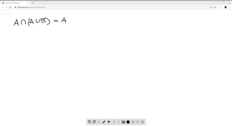 Prove The Second Absorption Law From Table 1 By Showing That If A And B