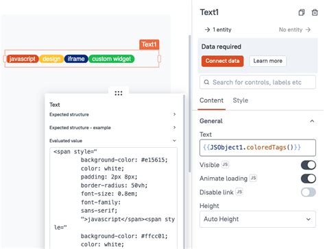 Javascript Colored Tags Generator Appsmith Community Portal