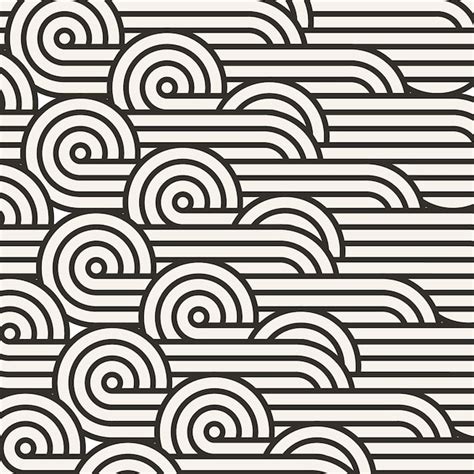 Premium Vector Vector Seamless Lines Pattern Repeating Geometric