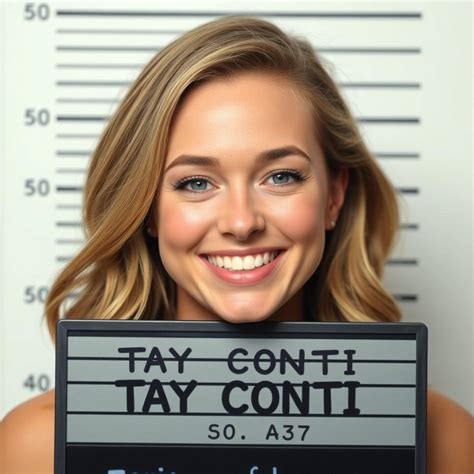 Tay Conti Smiling Mugshot
