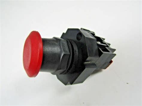 🔥new C3 Controls Red Mushroom Pushbutton E Stop W Cbfs Contact Pbo Ppmcrd Cbfs Ebay