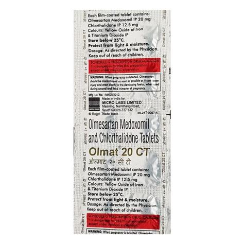 Buy Olmat Ct 20mg Tablet 10s Online At Upto 25 Off Netmeds