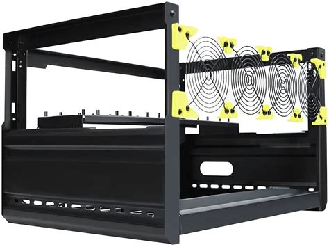 Mining Rig Frame For Open Air Gpu Miners Tekhouseveddha T3 6 Gpu Stackable Open Air Mining