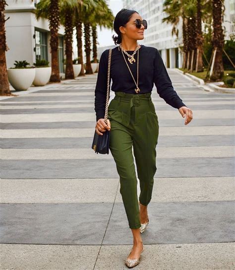 Olive Green Is The New Black 💚 How Would You Style These Pants Instead