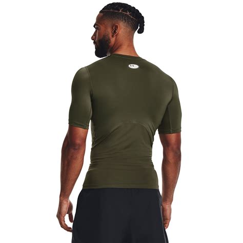 Trička Under Armour Hg Armour Comp Ss Marine Od Green 1361518 390