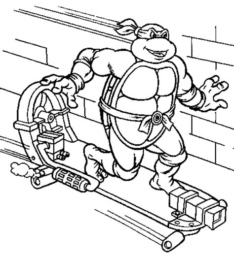 Teenage Mutant Ninja Turtles Printable Coloring Pages Feltmagnet