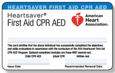 Cpr Card Template Cpr Card Card Template First Aid Cpr