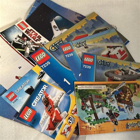 Lot Of Lego Instruction Manual Booklets6339 3367 7239 704006741