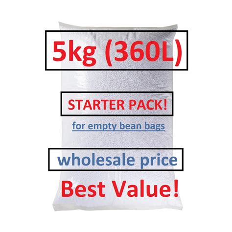 Polystyrene Beans For Bean Bag Refill 5kg About 360l Shopee Malaysia