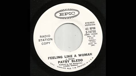 Patsy Sledd Feeling Like A Woman Youtube