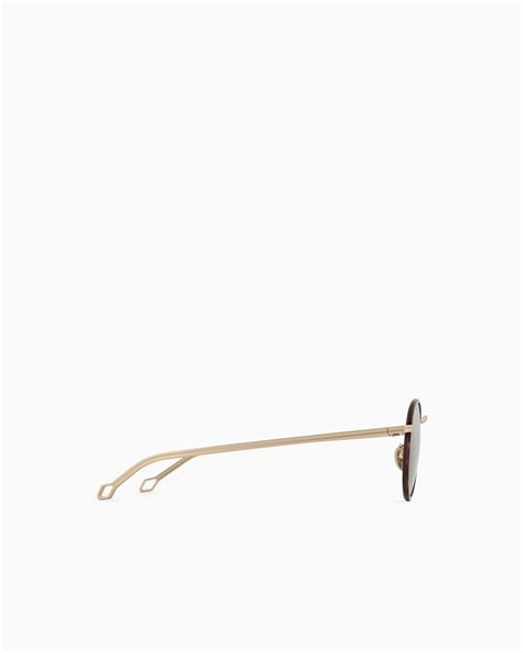 Mens Round Sunglasses Giorgio Armani