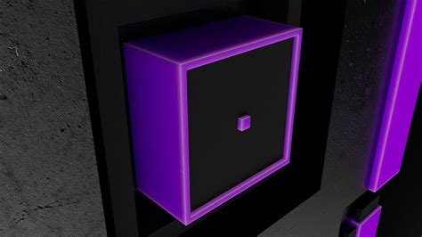 3d Model Abstract Sci Fi Cube Vr Ar Low Poly Cgtrader