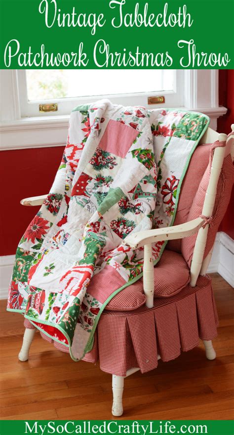 Diy Christmas Patchwork Throw Blanket
