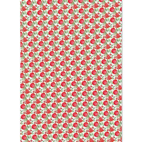 Eco Wrapping Paper Christmas Baubles Earthmotherie