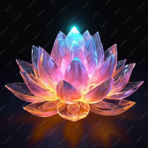 Premium Ai Image Beautiful Lotus Burning Like Fire Images Generative Ai