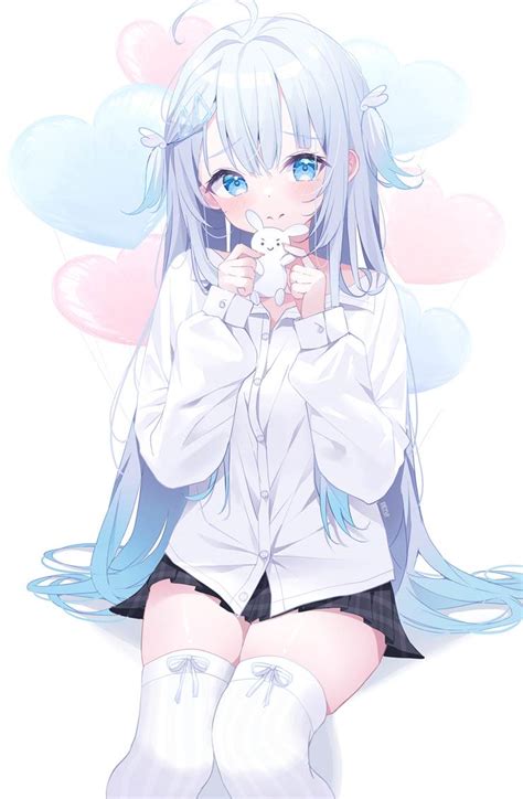 虚拟youtuber天使兔跳大腿女孩子 Deyui デユイillustration Pixivbox