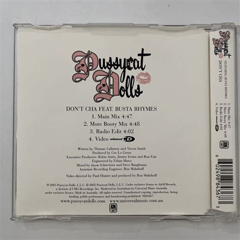Pussycat Dolls Dont Cha Cd2005 Featuring Busta Rhymes Retro Unit