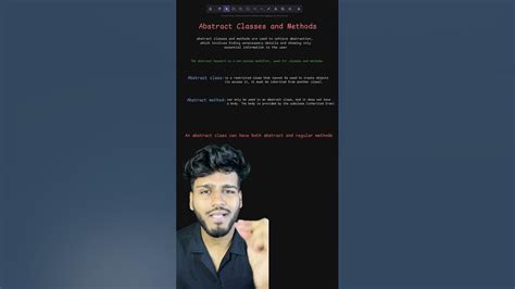 Abstract Classes And Methods In Java Programming Coding Java Javacoding Youtube