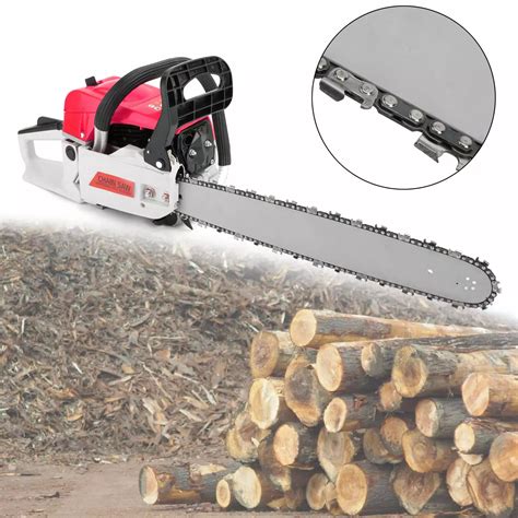 52cc Chainsaw 20 Bar Powered Engine 2 Cycle Gasoline Chain Saw