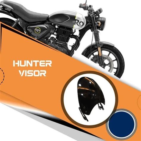 Front Visor Black Fit For Royal Enfield Hunter 350 Ebay