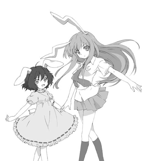 Reisen Udongein Inaba And Inaba Tewi Touhou Drawn By Konayamakata