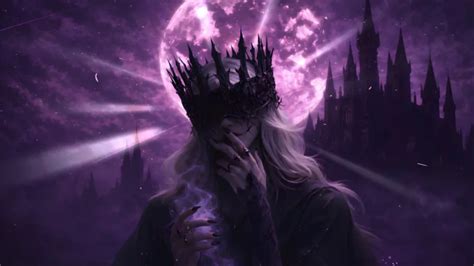 Shadow Crown King Dark Fantasy Live Wallpaper