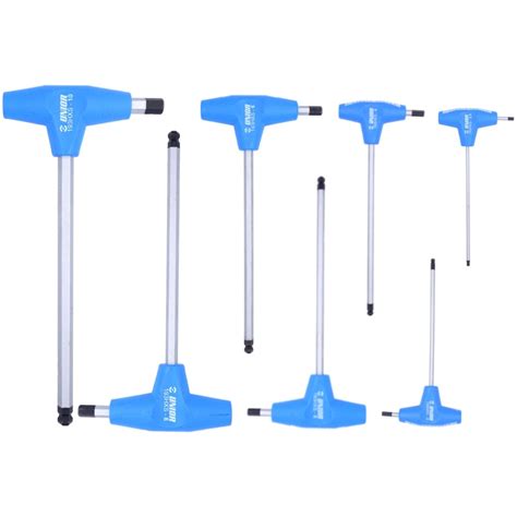 Unior Set Of Ball End Hexagonal Screwdrivers With T Handle In Carton