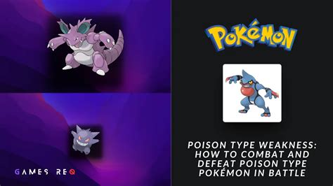 Poison Type Weakness How To Combat And Defeat Poison Type Pokémon In