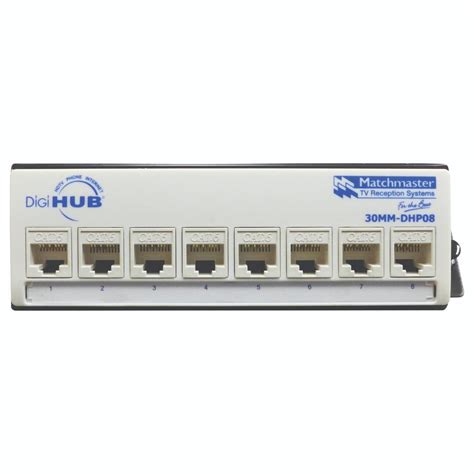 Cat 6 Patch Panel 8 Port For Digihub Data Patch Panel Data All