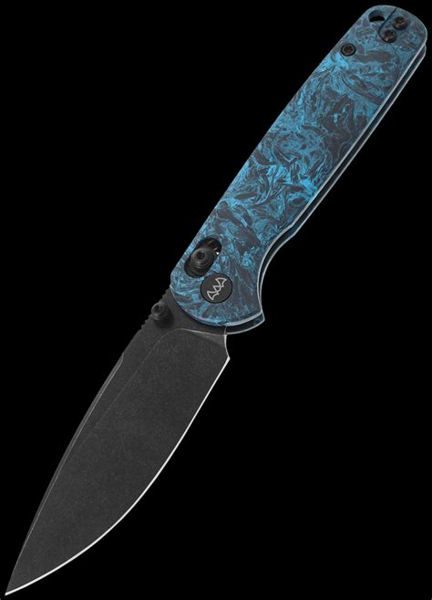 Wixco Drax Ii Blue Carbon Fibre Folding Pocket Knife