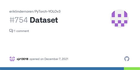 Dataset Issue 754 Eriklindernoren PyTorch YOLOv3 GitHub