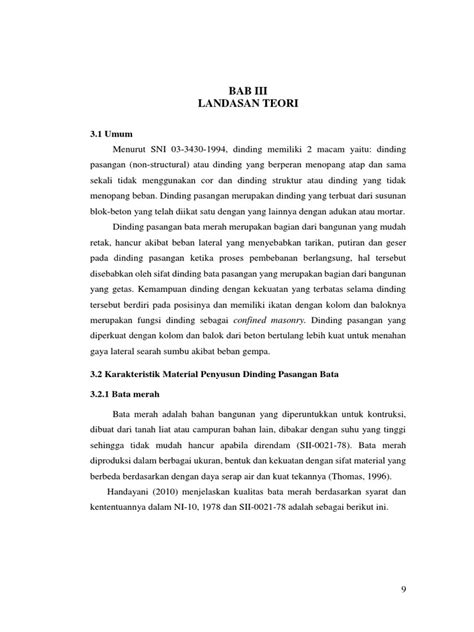 05 3 Bab 3 Kuat Tekan Bata Hebel Pdf