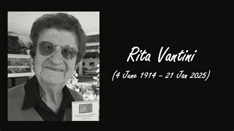 Italian Supercentenarian Rita Vantini Dies At 110 Years Old Longeviquest