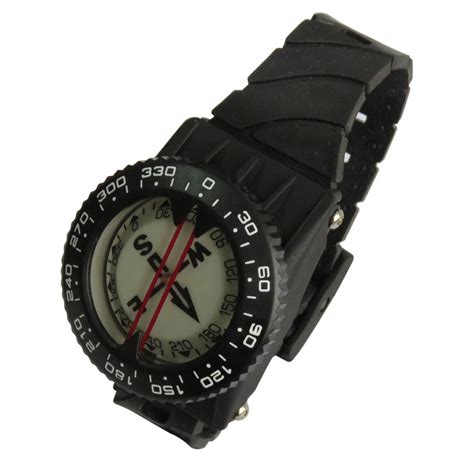 Apooke Underwater Compass Wrist Strap Compass Waterproof Scuba Diving