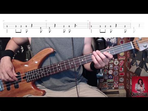 Super Freak By Rick James Bass Cover With Tabs Play Along Chords